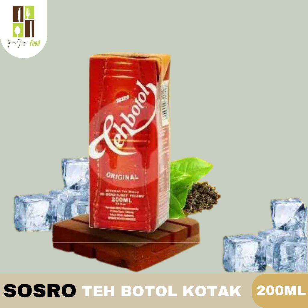 Jual Teh Botol Sosro / Teh Botol / Kemasan Kotak 200 Ml 1 Karton / 24 ...