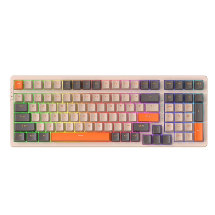 Jual Attack Shark K98 RGB Mechanical Keyboard Wired Type C - 100 keys ...