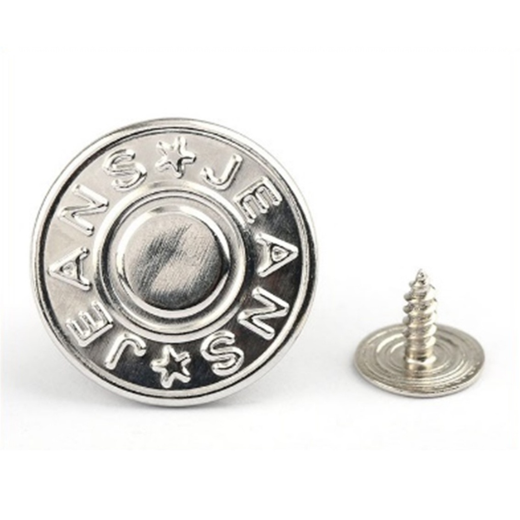 Jual HC Kancing Jeans Logam Tusuk Simple Adjustable Kancing Celana ...