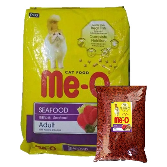 Jual Meo Cat Food Seafood Repack 500 Gr - Makanan Kucing | Shopee Indonesia