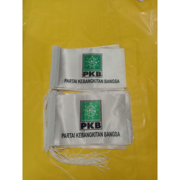 Jual bendera partai PKB bendera meja bahan satin | Shopee Indonesia