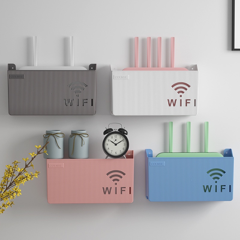 Jual Rak Kotak Wifi Tempat Wireless Wifi Router Dekorasi Dinding ...
