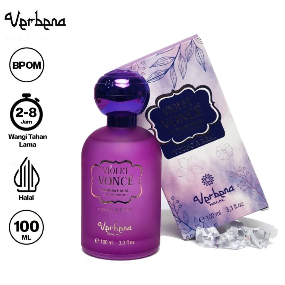 Jual VERBENA Halal Violet Vonce 100ml Eau De Parfum - Parfum Original | Shopee Indonesia