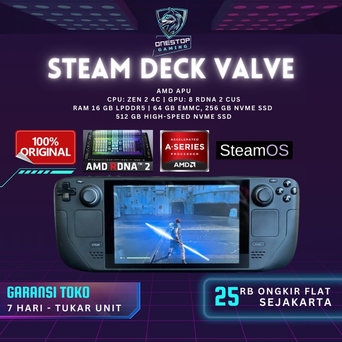 Jual Steam Deck Gaming - Garansi 1 Tahun | Shopee Indonesia
