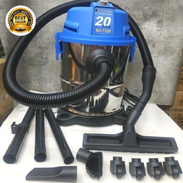 Jual VACUUM CLEANER 3 IN 1 WET+DRY+BLOW STAINLESS STELL TANK 20L 1000W ...