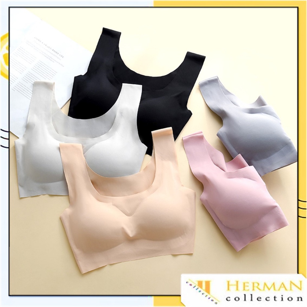 Jual HC Bra Wanita Seamless Tanpa Kawat 6843 Pakaian Dalam Wanita ...
