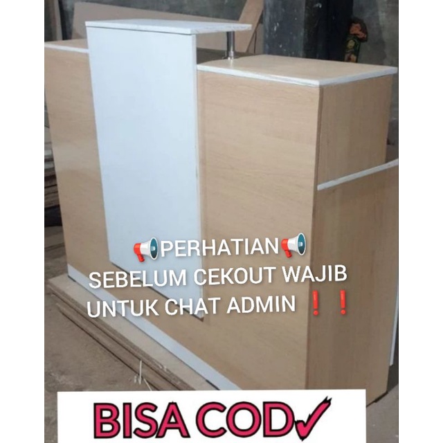 Jual MEJA KASIR / MEJA RESEPSIONIS TERMURAH / MEJA KLINIK / MEJA ...