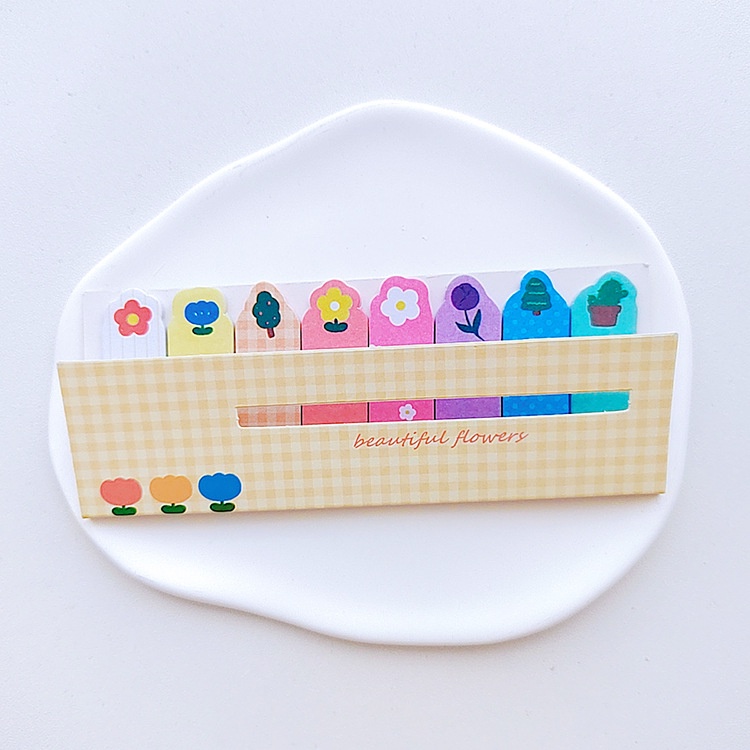 Jual HC Sticky Notes Karakter 8IN1 Tempelan Kertas Catatan 120 Lembar ...
