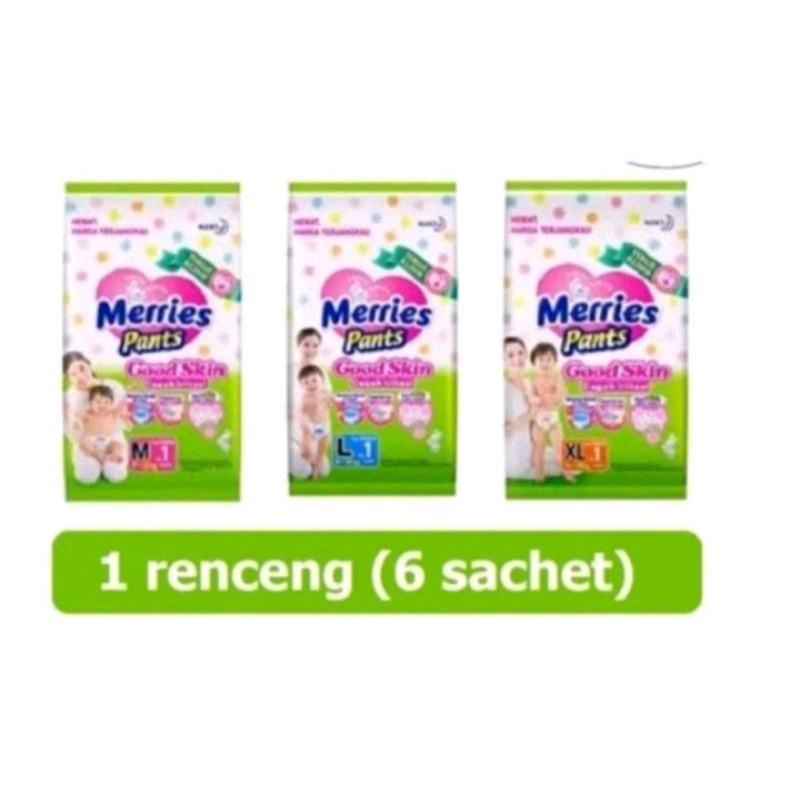 Jual Merries renceng(1 renceng isi 6pcs) | Shopee Indonesia