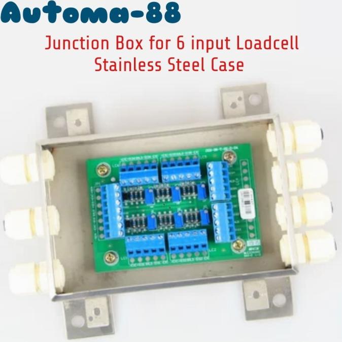 Jual Junction Box Load Cell Bridge Timbangan 4 6 8 Loadcell Stainless ...