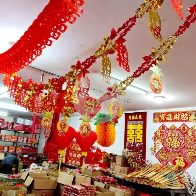 Jual Terbaru Garland Slinger Imlek Dekorasi Cny Hiasan Tahun Naga Long ...