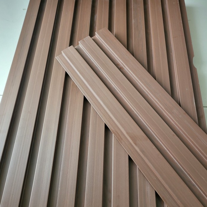Jual WPC WALLPANEL Wall Panel ukuran panjang 1 meter | Shopee Indonesia