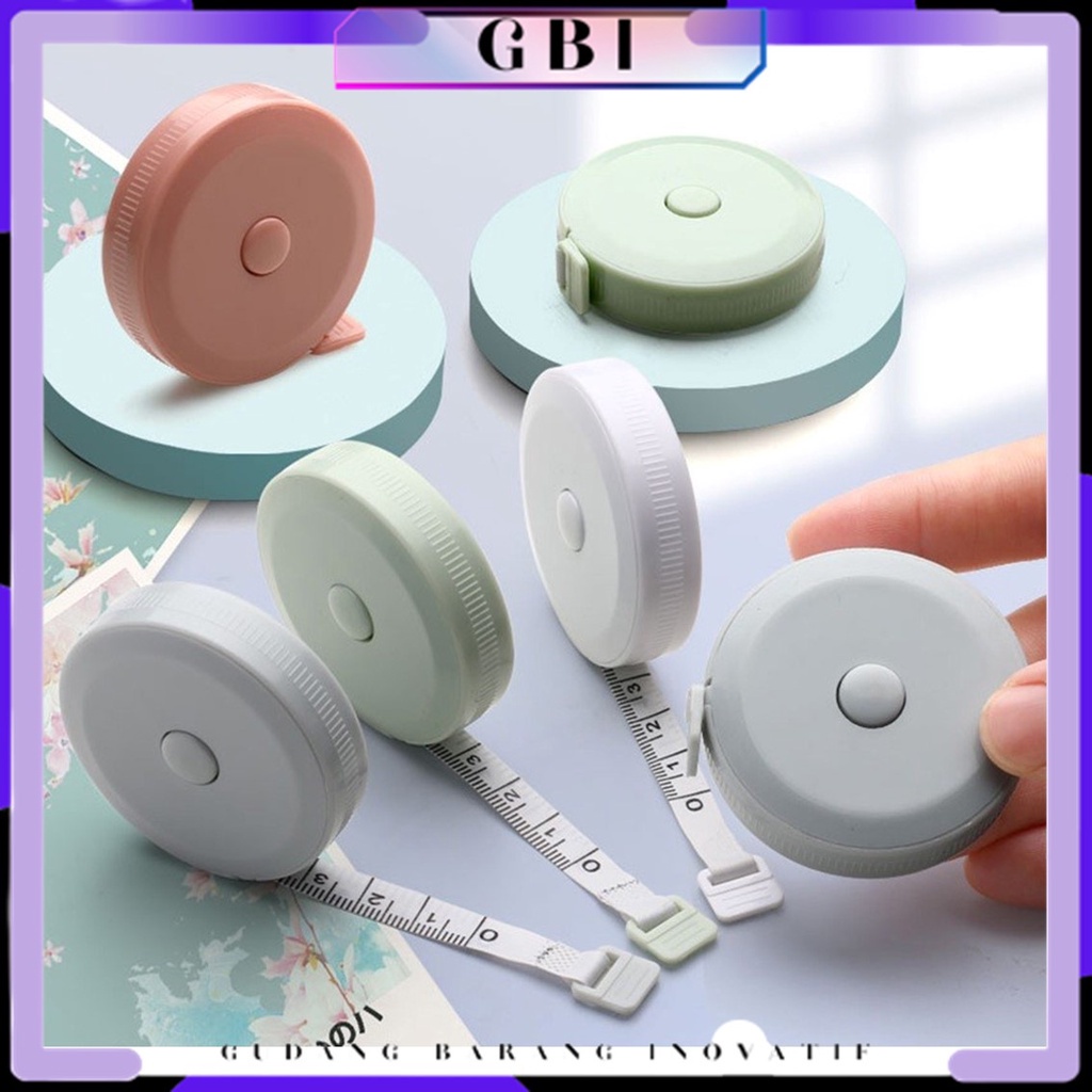 Jual GBI Meteran Mini Gulung 150Cm Pengukur Lingkar Perut Baju Jahit ...