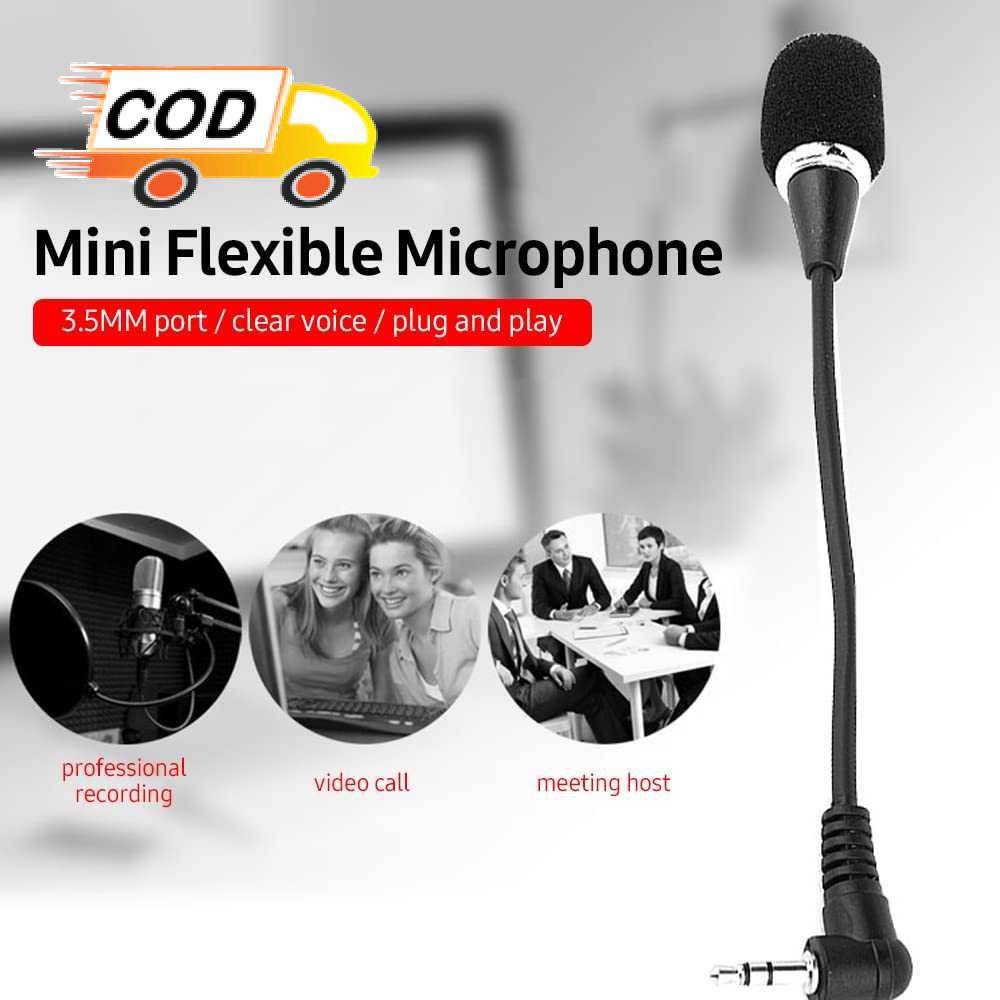 Jual Mic Hp Portable Mikrofon Mini PC Komputer Laptop Mic 3.5mm ...