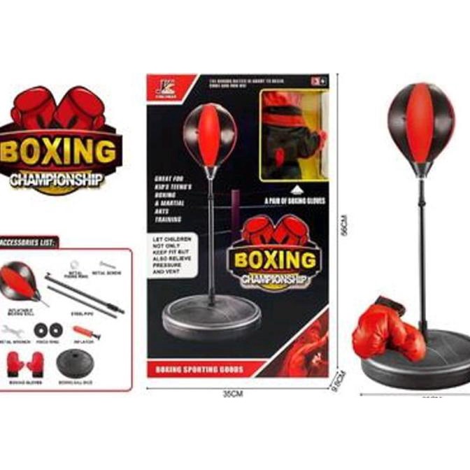 Jual BEBAS ONGKIR - Mainan Anak Alat Latihan Tinju Boxing Samsak Tinju ...