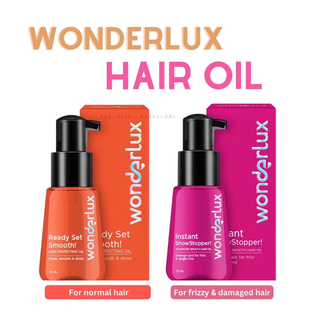 Jual Wonderlux Hair Oil with Heat & UV Protection 75 ML (For Normal ...