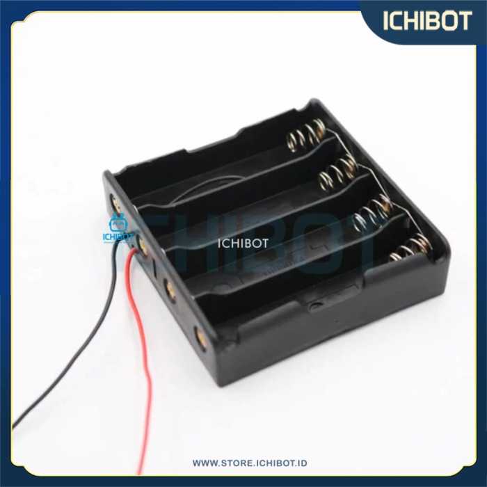 Jual 18650 4-bit Parallel 4 Cell 4bit wire Socket Box Baterai Battery ...