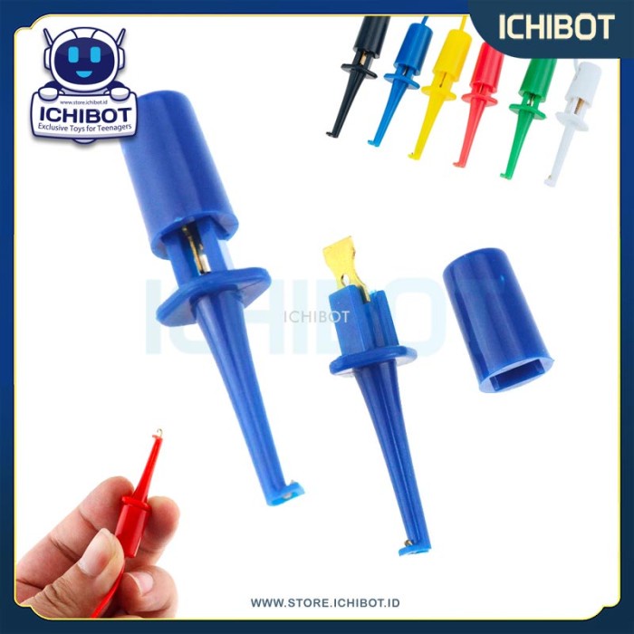 Jual Hook Clip Test Connector Klip Penjepit IC Probe Hub - BIRU ...