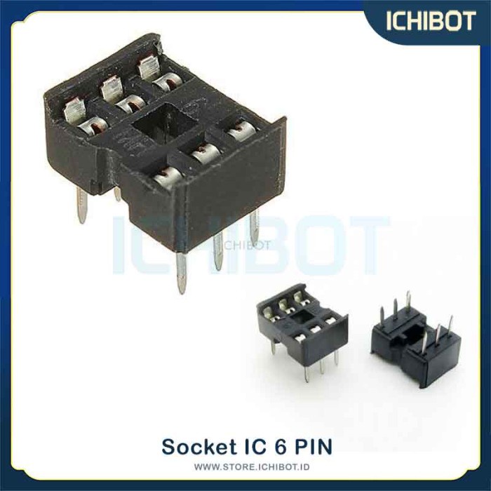 Jual Socket IC 6 Pin 6P 6Pin IC Socket Connector | Shopee Indonesia