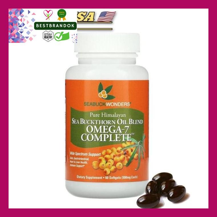 Jual Ok Seabuckwonders Omega 7 Sea Buckthorn Oil 60 Softgels Seabuck