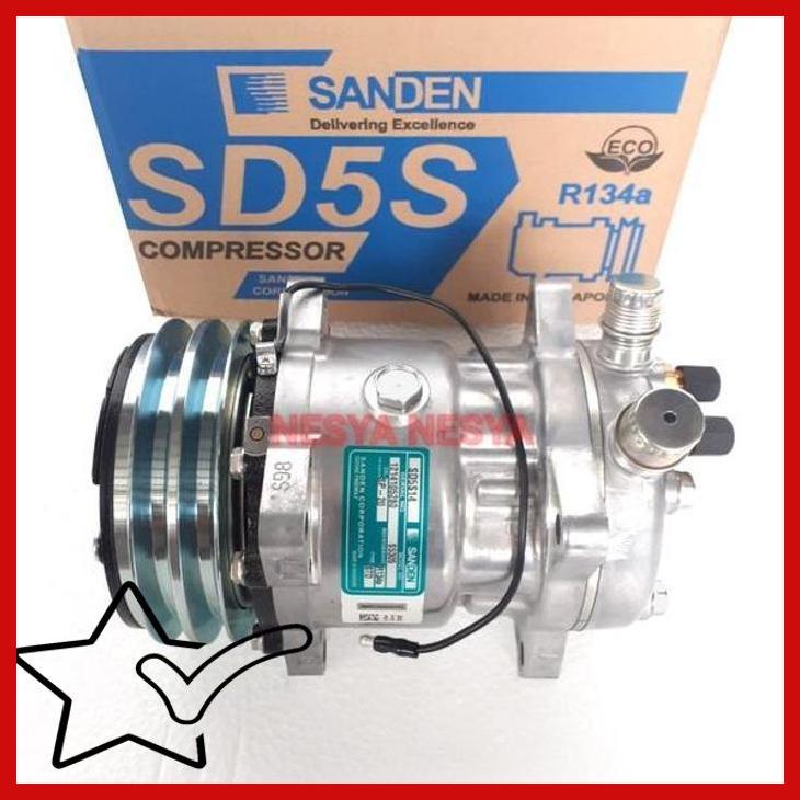 Jual [DCBL] COMPRESSOR COMPRESOR KOMPRESOR AC MOBIL SANDEN SD508 - SD ...