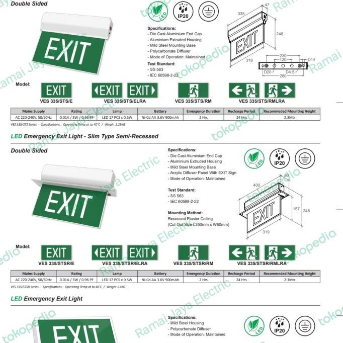 Jual Lampu Emergency Exit Led Tanda Panah Outbo Led Emergency Exit ... Jual Lampu Emergency Exit Led Tanda Panah Outbo Led Emergency Exit ...