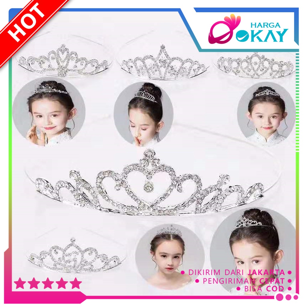 Jual HO Bando Mahkota Wanita Crown Berlian Women Jewelry Bando Anak ...
