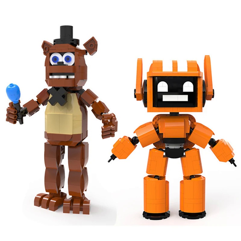 Jual DIY Love-Death-Robot K-VRC Model Building Block Horror Game Bear ...