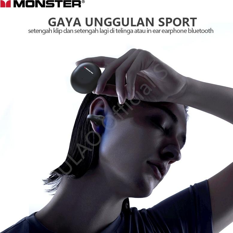 Jual Bisa COD Monster Open Ear 200 Pro Bone Conduction Bluetooth ...
