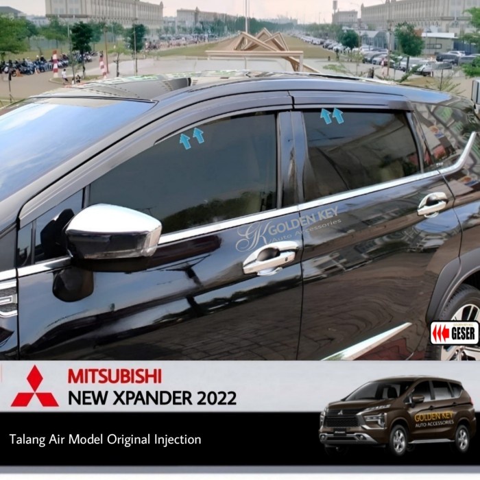 Jual JSL Talang Air New Xpander 2022 Side Visor Model Injection | Shopee Indonesia