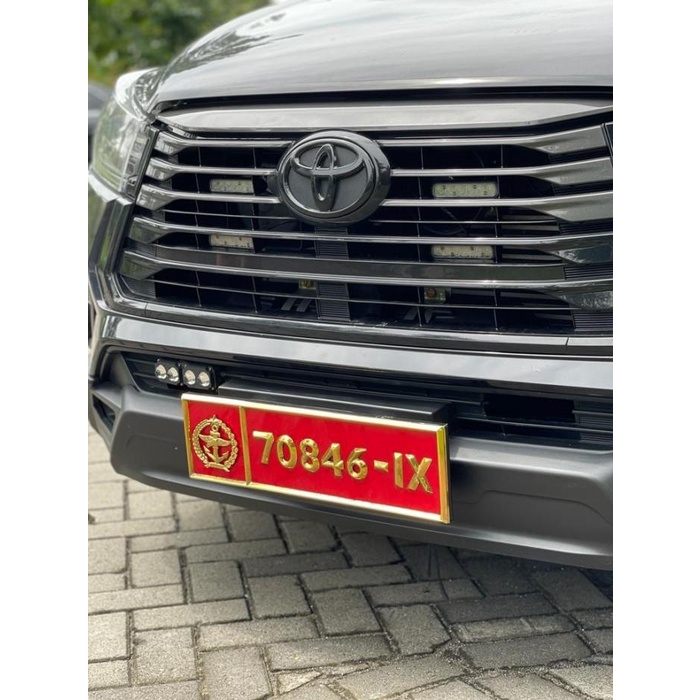 Jual TATAKAN/DUDUKAN PLAT NOMOR MOBIL DINAS PEJABAT BRACKET PLAT BESI ...