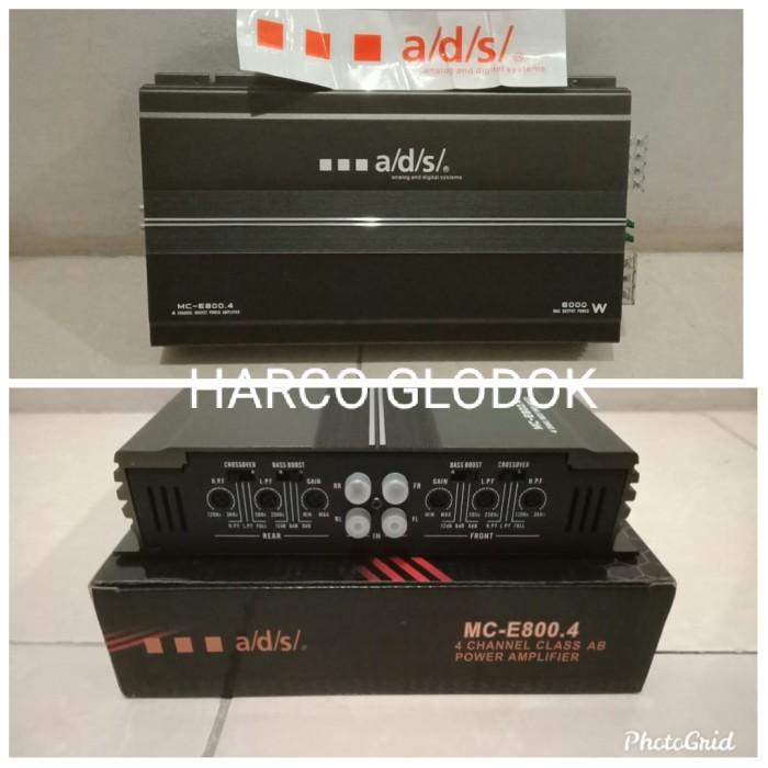 Jual POWER AMPLIFIER MOBIL 4 CHANNEL ADS MC-E800.4 CLASS AB 8000W | Shopee Indonesia