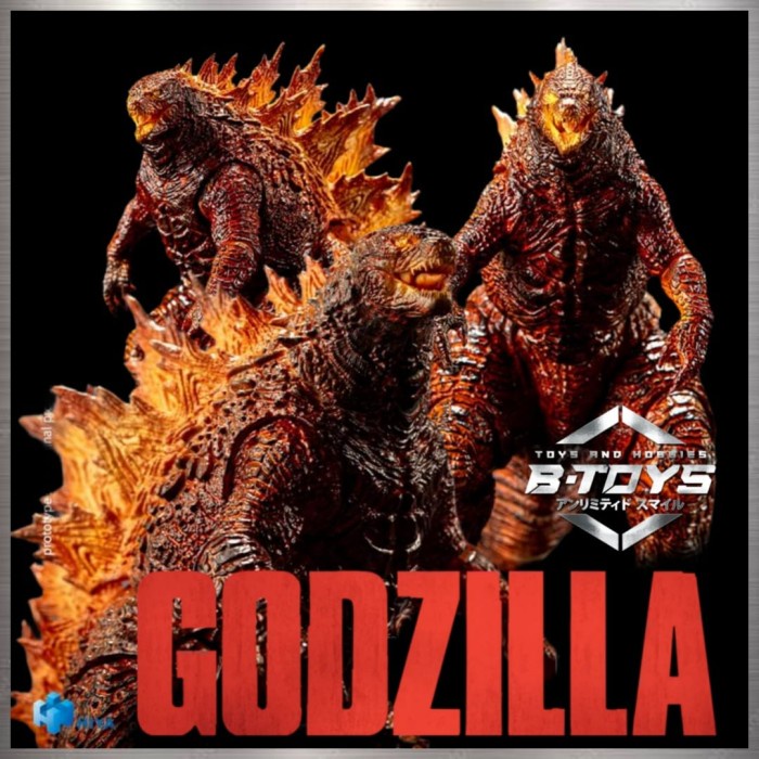Jual Hiya Godzilla Exquisite Basic Godzilla Burning godzilla monster kaiju | Shopee Indonesia