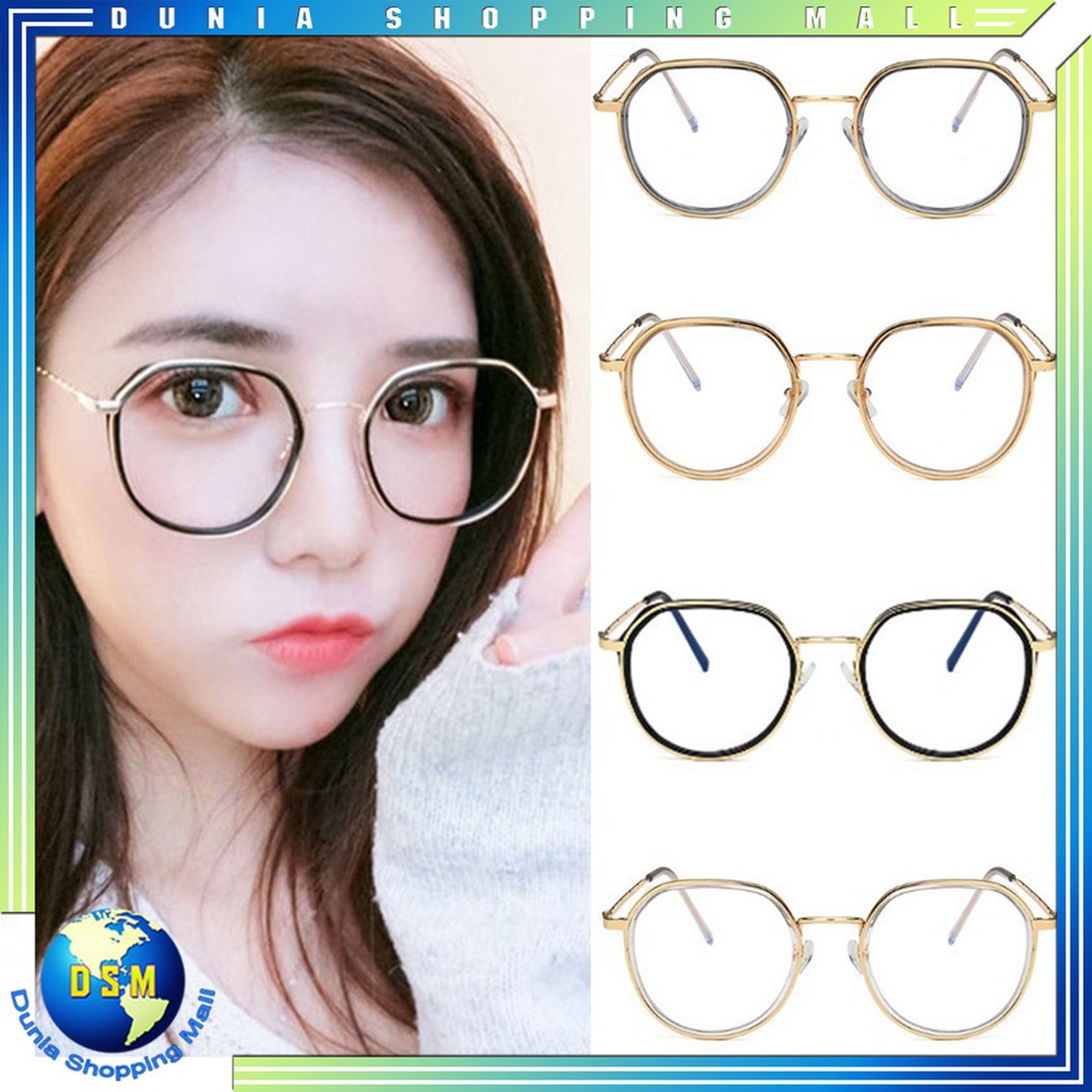 Jual DSM KACAMATA WANITA ANTIRADIASI KODE 1005 KACA MATA ANTI RADIASI METAL GAYA RETRO UNTUK ...