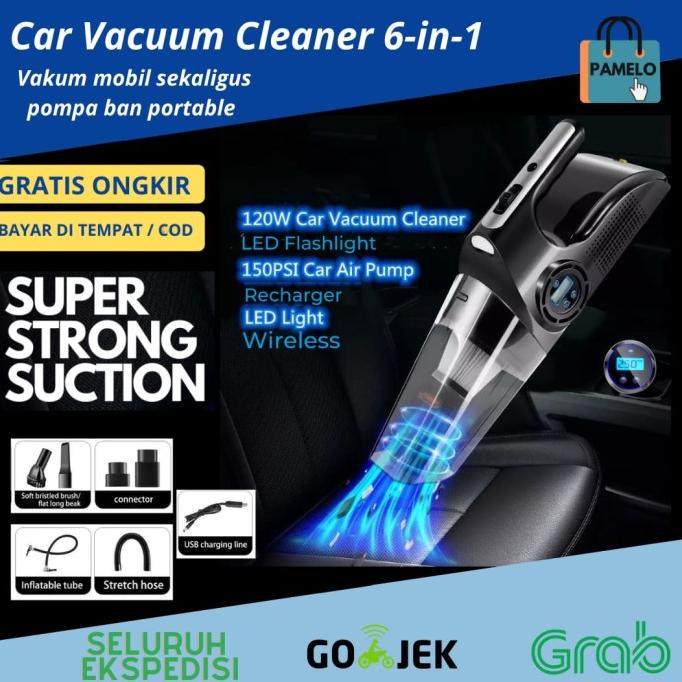 Jual Vacuum Cleaner Mobil Portable Recharger Super Strong Suction ...
