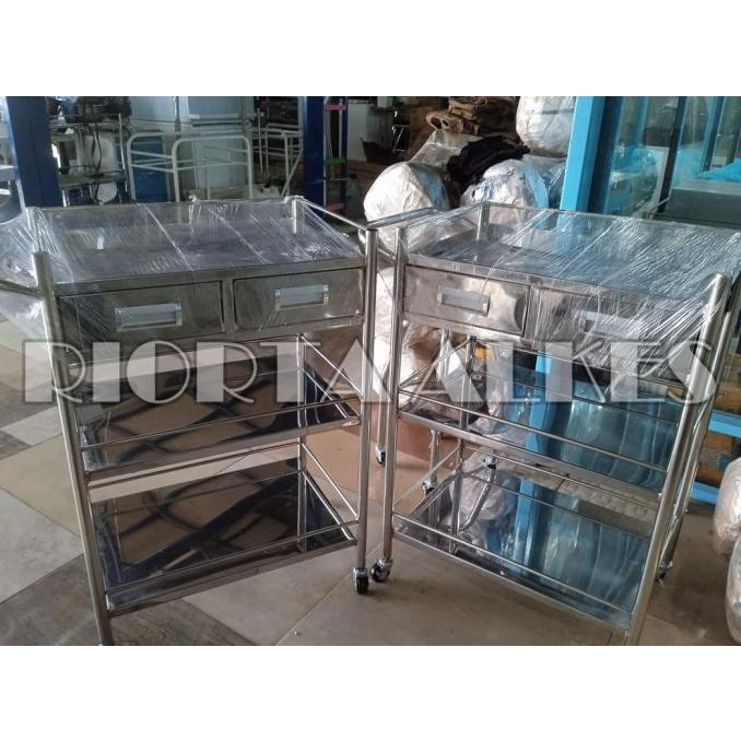 Jual Troli Instrumen Trolley Rumah Sakit Troli Bedah Troli Tindakan ...