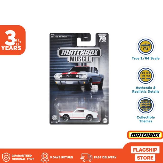 Jual Matchbox Muscle 1965 Ford Mustang Gt - Mainan Mobil Balap | Shopee ...