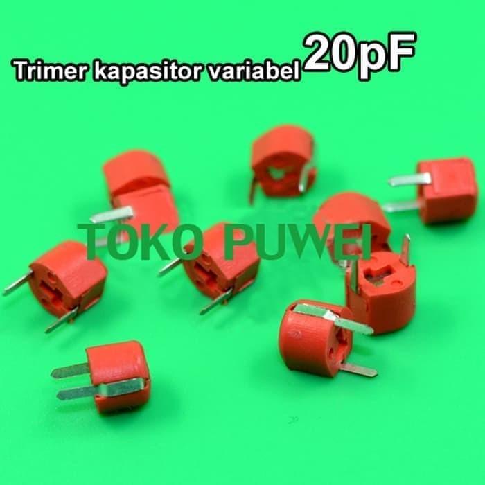 Jual Trimer kapasitor variabel 20 pf trimmer capacitor variable 20pf ...