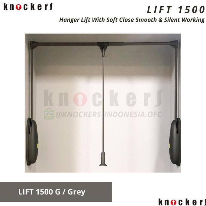 Jual HANGER LIFT WITH SOFT CLOSE / LIFT 1500 / KNOCKERS INDONESIA ...