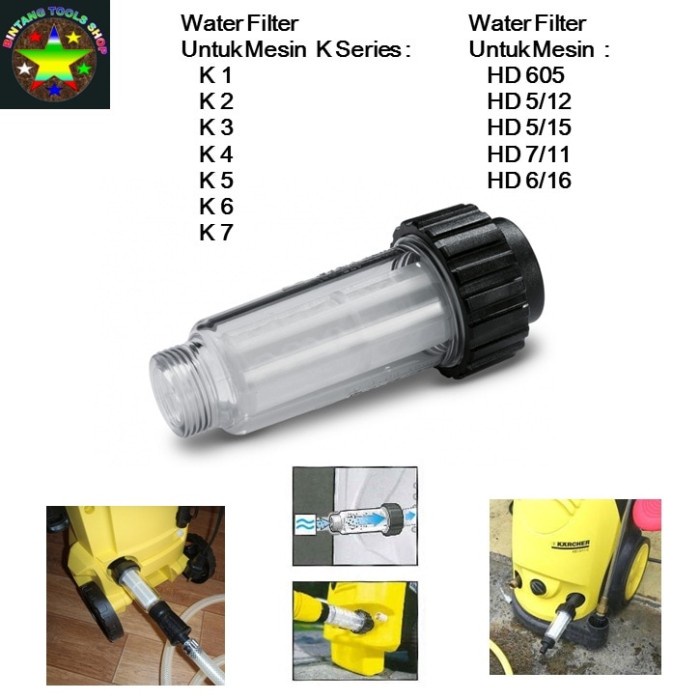 Jual Karcher Water Filter External for K1 K2 K3 K4 K5 HD5-12 | Shopee ...