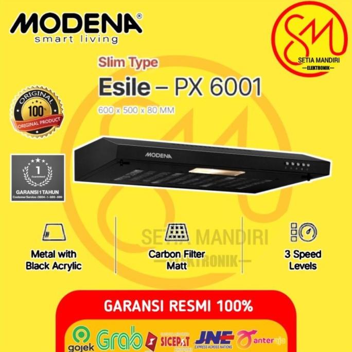 Jual [Kargo]Modena Px 6001 Cooker Hood 60Cm Esile Px6001 Yusufstore1222 ...