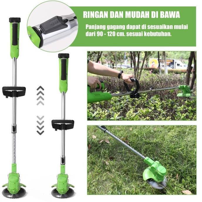 Jual Alat Potong Rumput Portable 24 V Mesin Pemotong Rumput Batrai ...