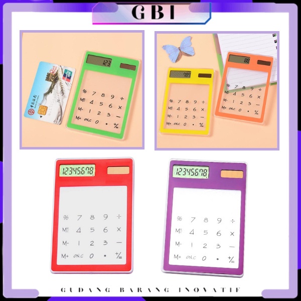 Jual GBI Kalkulator Kecil Tenaga Surya Simple Untuk Sekolah Dan Kantor ...