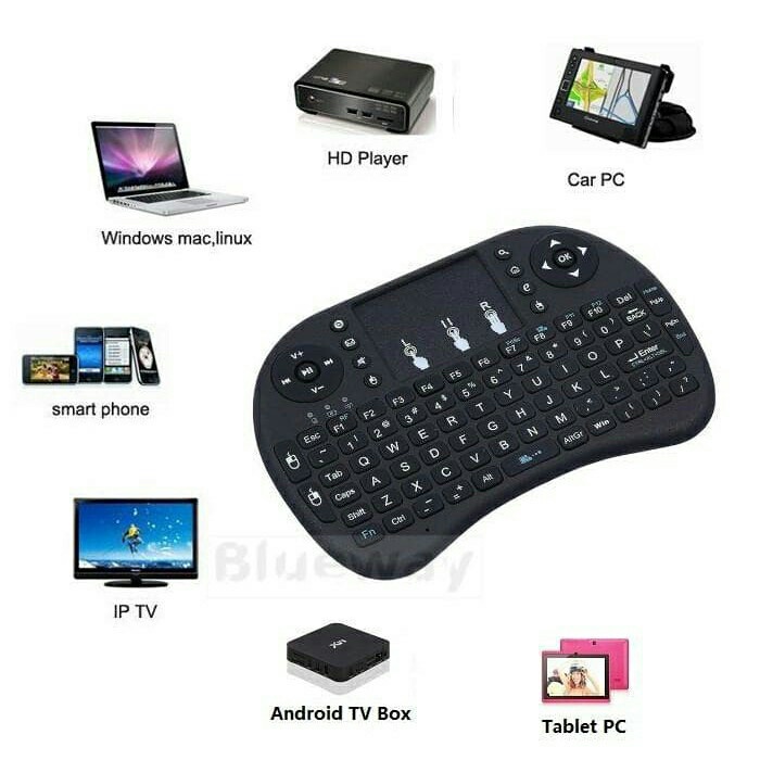 Jual Wireless Qwerty Keyard Mini 2.4Ghz Touchpad With Usb Adapter ...