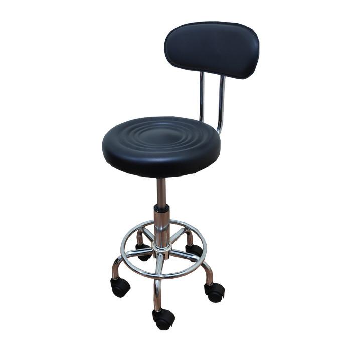 Jual Kursi Salon Hidrolik Bulat / Barstool / Kursi Lab Roda | Shopee ...