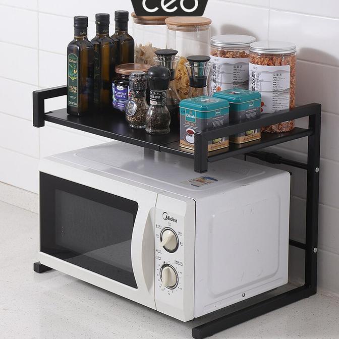 Jual Rak Microwave Extendable Rak Microwave Rak Meja Dapur Adjustable ...