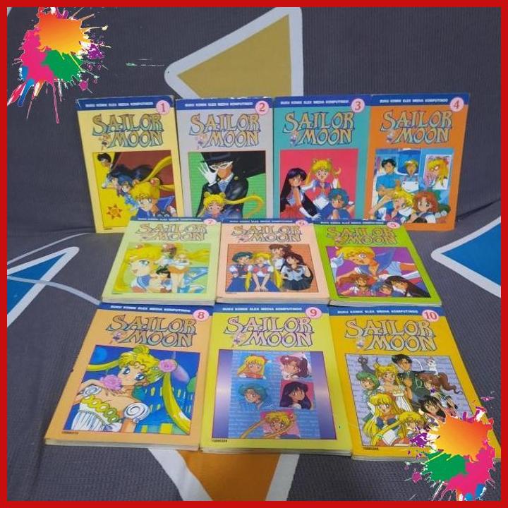 Jual paket komik sailor moon warna vol 1-10 set tamat lengkap full color [mvk] | Shopee Indonesia