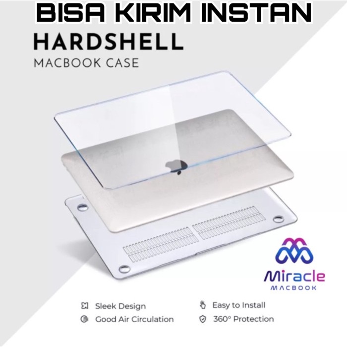 Jual Case Macbook Crystal Clear/Bening/Transparan Casing Macbook Air ...