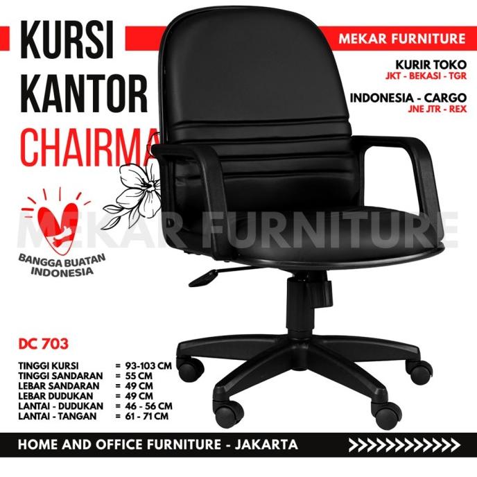 Jual Kursi Kantor Kursi Kerja Chairman DC 703 - Mekar Furniture ...