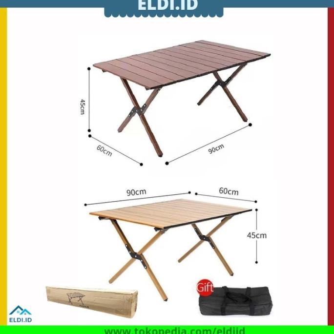 Jual Meja Camping Mancing Gunung Taman Lipat Portable Folding Table ...